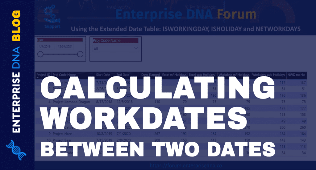 Calculate Workdays Between Two Dates in Power BI Calculate Workdays Between Two Dates in Power BI