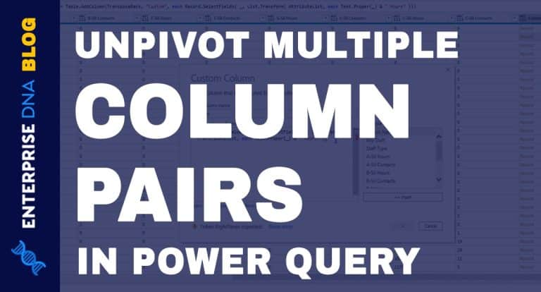 Unpivot Multiple Columns Dynamically In Power BI Unpivot Multiple Columns Dynamically In Power BI