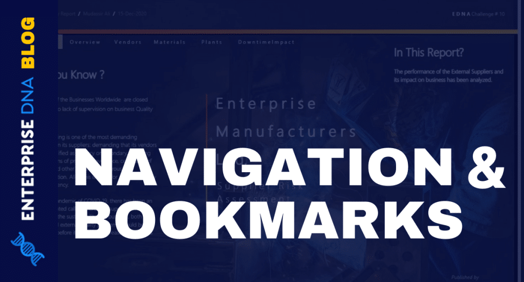 Power BI Interactive Reports: Navigation And Bookmarks Power BI Interactive Reports: Navigation And Bookmarks