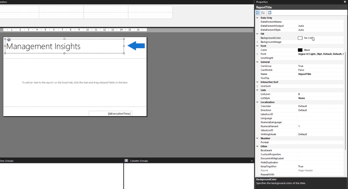 Create A Paginated Report: Adding Texts & Images – Master Data Skills + AI Create A Paginated Report: Adding Texts & Images – Master Data Skills + AI