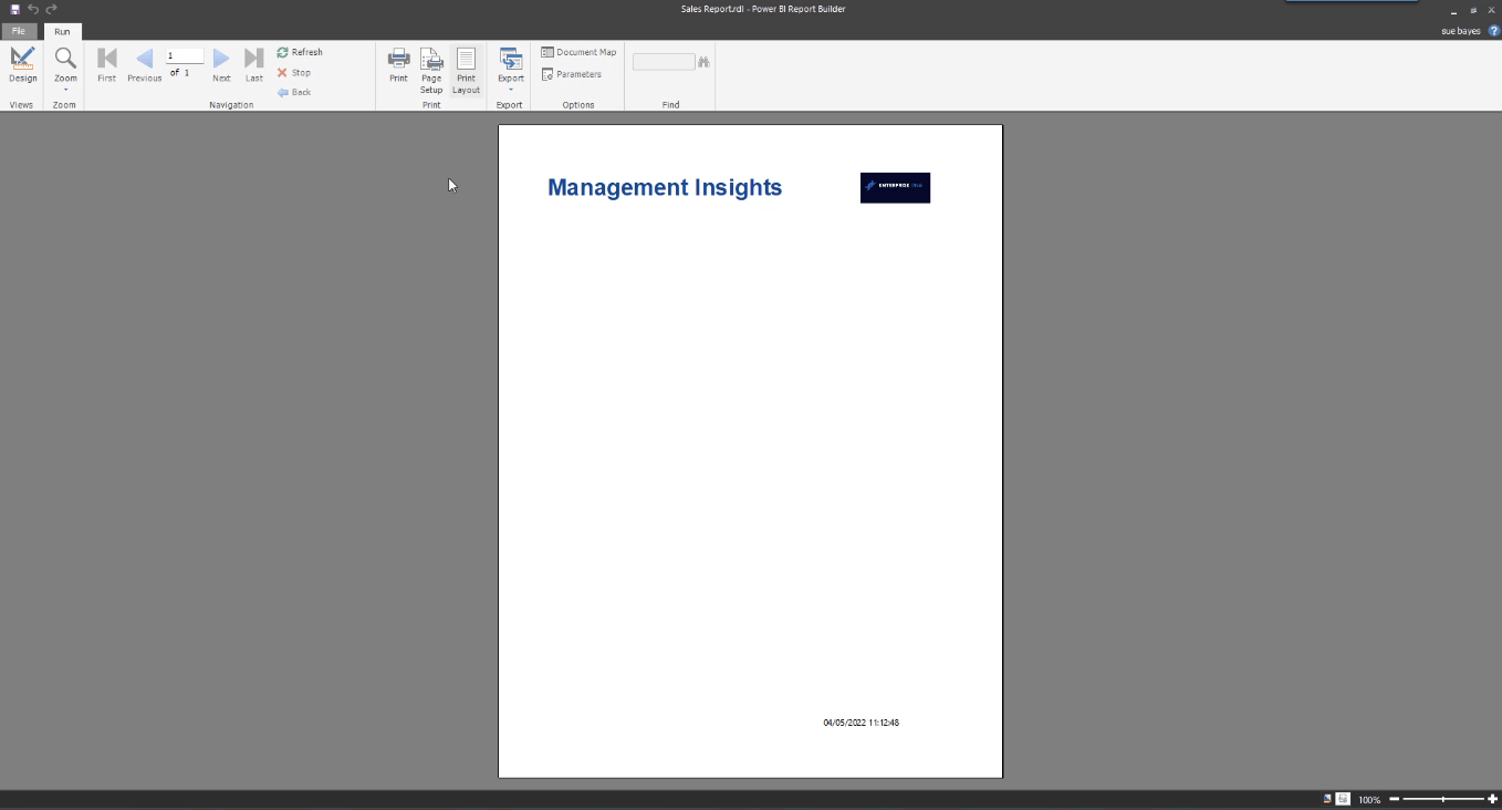 Create A Paginated Report: Adding Texts & Images – Master Data Skills + AI Create A Paginated Report: Adding Texts & Images – Master Data Skills + AI