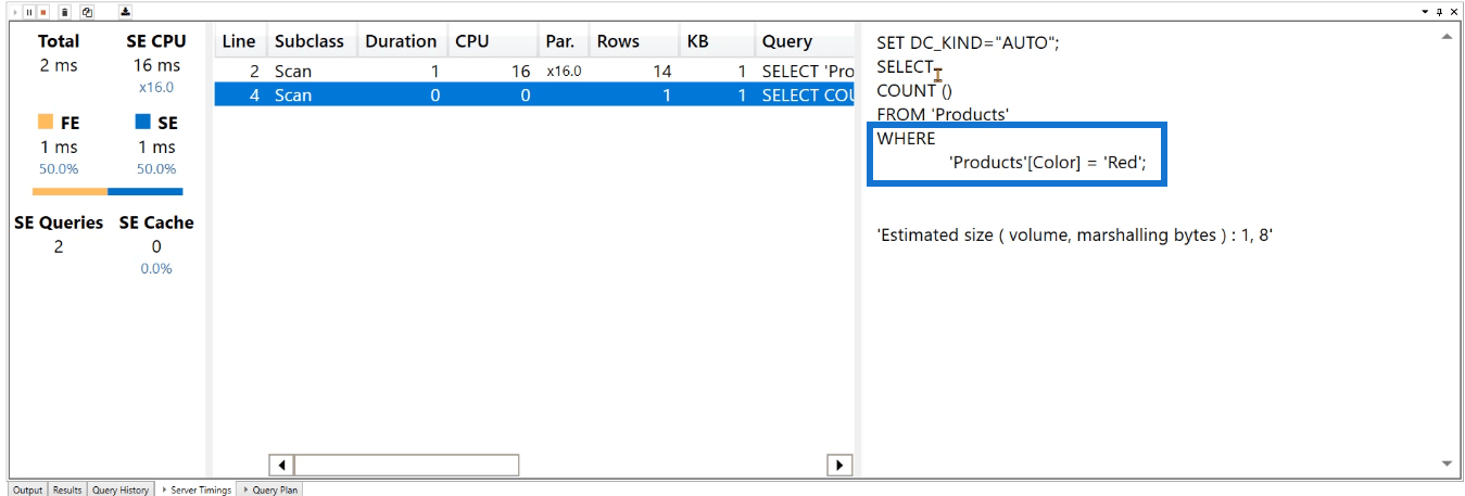Server Timings & Query Plan – Quant Insights Network Server Timings & Query Plan – Quant Insights Network