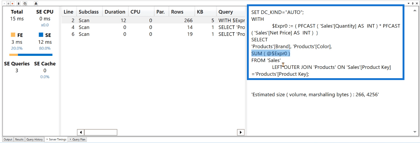 Server Timings & Query Plan – Quant Insights Network Server Timings & Query Plan – Quant Insights Network