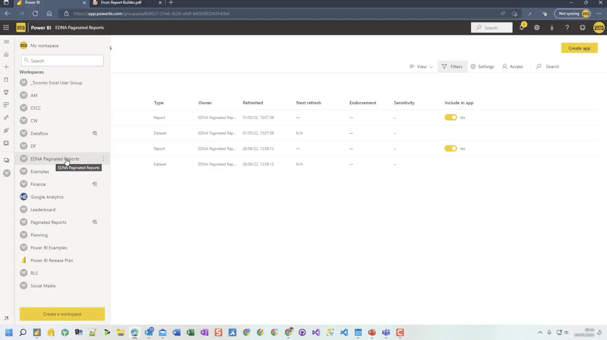 Report Builder In Power Bi Formatting Objects And Visualizations
